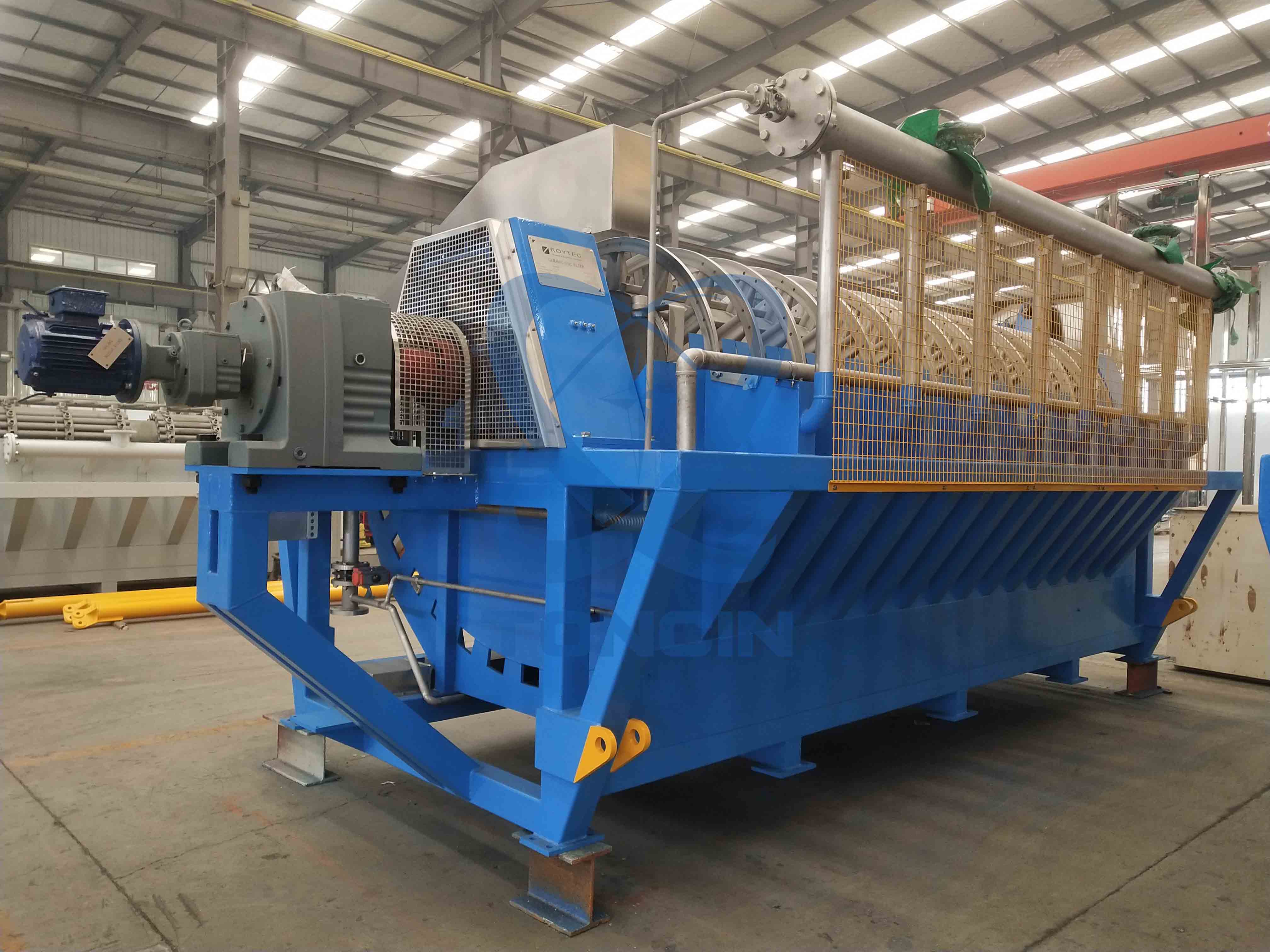 Solid Liquid Separation Ceramic Disc Rotary Drum Vacuum Filter - Beli ...